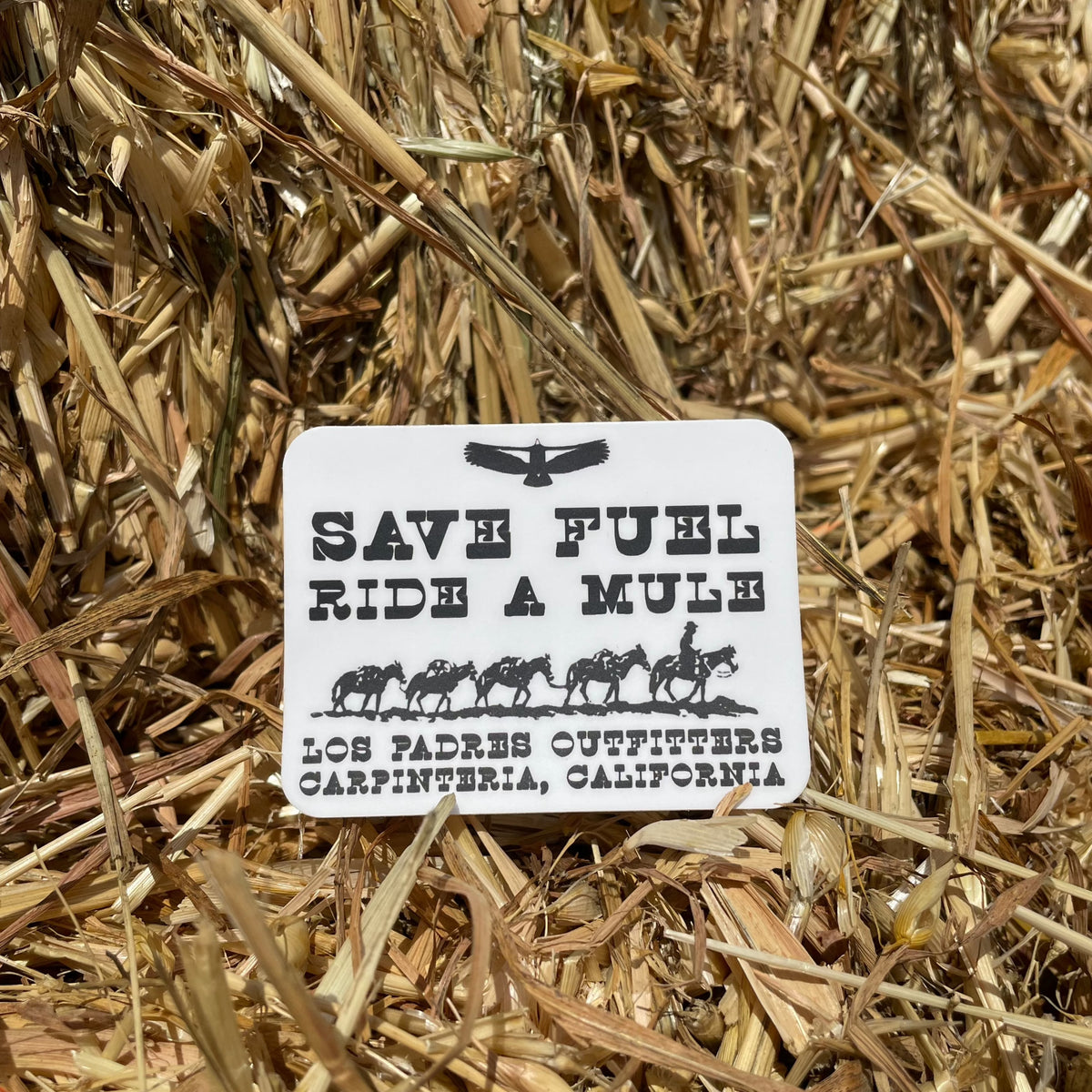 Save Fuel Sticker – Los Padres Outfitters