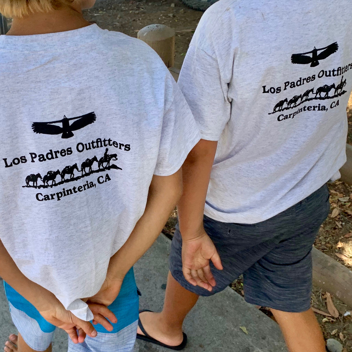 Kids' Short Sleeve Tee - Grey – Los Padres Outfitters